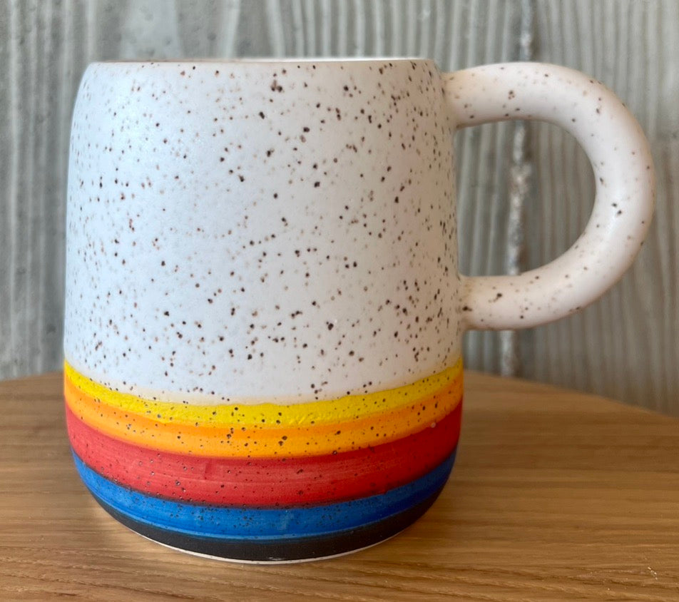 LAGUNA STRIPE MUG – Double M Pottery